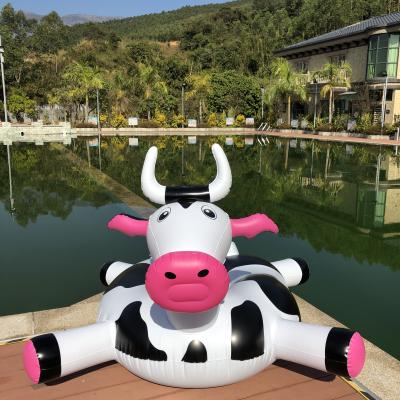China 190 x 190 x 130 cm opblaasbaar zwembad Float Animal Shape Pool Float Chair Island Raft Te koop