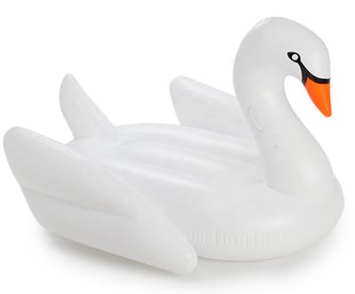 Cina Piscine divano galleggiante nero bianco oro cigno piscina galleggiante 190cm in vendita