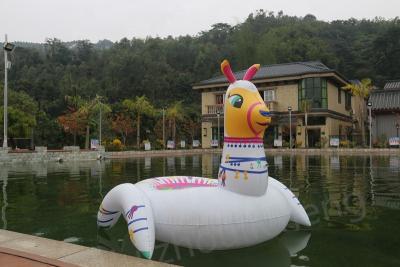Cina Alpaca adulta realistica piscina gonfiabile galleggiante lama giochi di piscina per festa in vendita