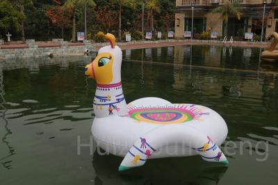 Cina Alpaca adulta realistica piscina gonfiabile galleggiante lama giochi di piscina per festa in vendita