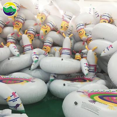 Cina Alpaca adulta realistica piscina gonfiabile galleggiante lama giochi di piscina per festa in vendita