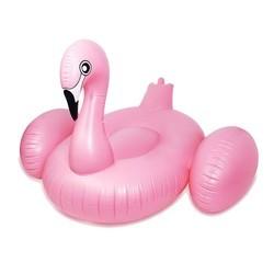 Cina Pelle di farfalla OEM galleggiante in PVC gonfiabile galleggiante in piscina di flamingo rosa in vendita