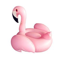 Cina Pelle di farfalla OEM galleggiante in PVC gonfiabile galleggiante in piscina di flamingo rosa in vendita