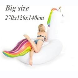 Cina OEM Rideable gonfiabile piscina galleggiante Ride On gonfiabile unicorno piscina lounge giocattolo in vendita