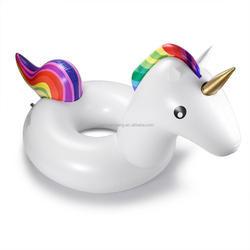 Cina OEM Rideable gonfiabile piscina galleggiante Ride On gonfiabile unicorno piscina lounge giocattolo in vendita
