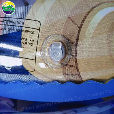 Cina Ocean Seashell Anello di nuoto trasparente per neonati Piscine gonfiabili tubi galleggianti 0,22 mm in vendita