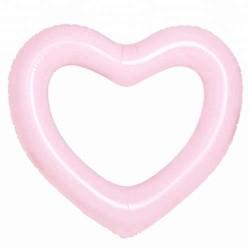 Cina Piuma trasparente PVC gonfiabile anello piscina festa di spiaggia in forma di cuore piscina galleggiante ISO9001 in vendita