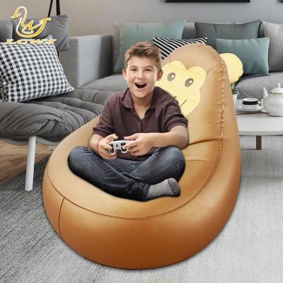 Cina LC Schimpanzé Animal Design Salone gonfiabile pieghevole Sofà a sbalzo Poltrona Divano con luce a controllo remoto in vendita