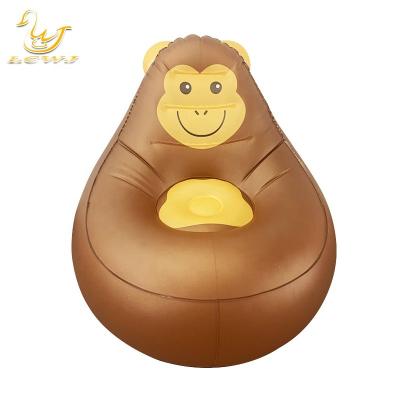 Cina Mobili gonfiabili in PVC 85 x 70 x 60 cm Divano a sedile con luce a LED in vendita