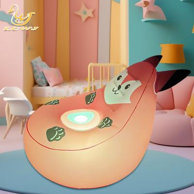 Cina Mobili gonfiabili in PVC 85 x 70 x 60 cm Divano a sedile con luce a LED in vendita