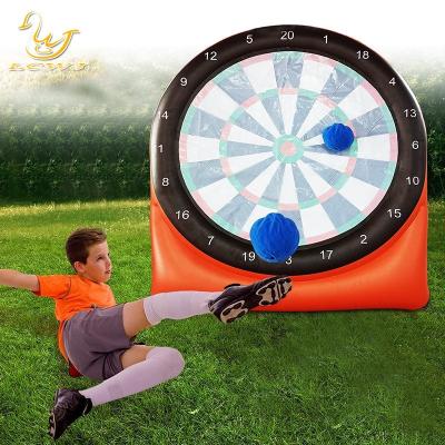 Cina Gioco a sfogo di calcio gonfiabile in PVC Kickball Dartboard gonfiabile in vendita