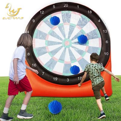 Cina Gioco a sfogo di calcio gonfiabile in PVC Kickball Dartboard gonfiabile in vendita