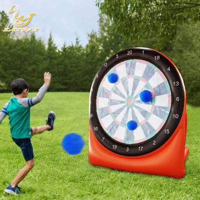 Cina Gioco a sfogo di calcio gonfiabile in PVC Kickball Dartboard gonfiabile in vendita