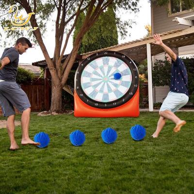 Cina Gioco a sfogo di calcio gonfiabile in PVC Kickball Dartboard gonfiabile in vendita
