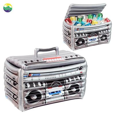 Cina Grande frigorifero di plastica Boombox Buffet galleggiante frigoriferi gonfiabili Per le feste in vendita