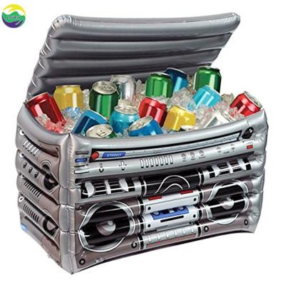 Cina Grande frigorifero di plastica Boombox Buffet galleggiante frigoriferi gonfiabili Per le feste in vendita