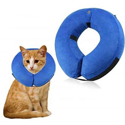 Cina Collare gonfiabile per animali da compagnia a taglia personalizzata Collare di recupero morbido per gatti in vendita