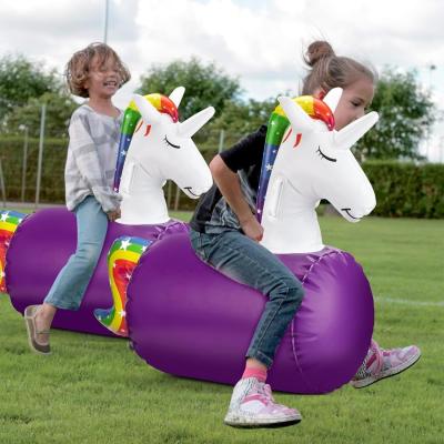 Cina Unicorno e Dino giocattoli gonfiabili cavalca su bouncer Hopper cavallo per l' esibizione in vendita