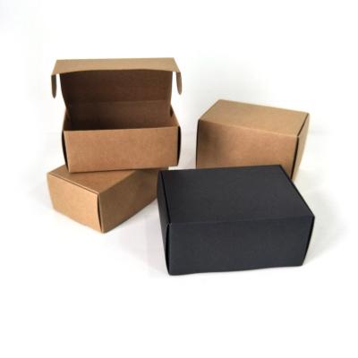 China Wholesale kraft paper plain soaps paper box without printing for sale