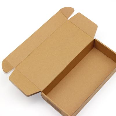 China Cheap Plain Kraft paper small jewelry box wholesale customized printing for sale