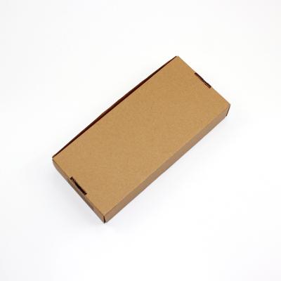 China Corrugated brown craft paper handmade soap shipping packaging box for sale