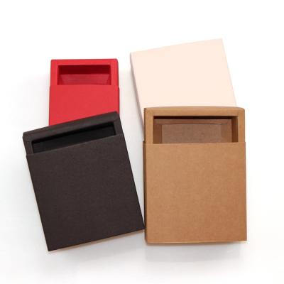 China kraft paper soap bar box drawer packaging paper boxes wholesale for sale