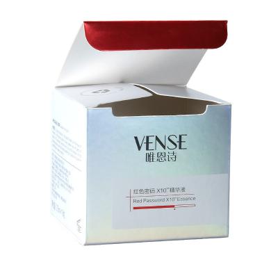 China Cheap white paperboard cosmetic paper box packaging logo printing for sale
