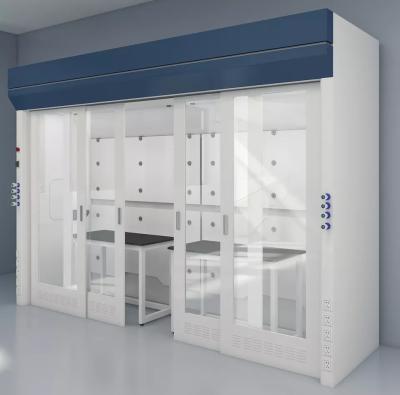 Cina Vapore da tavolino Hood Walk In Ducted Fume Hood Science Work Bench del laboratorio in vendita