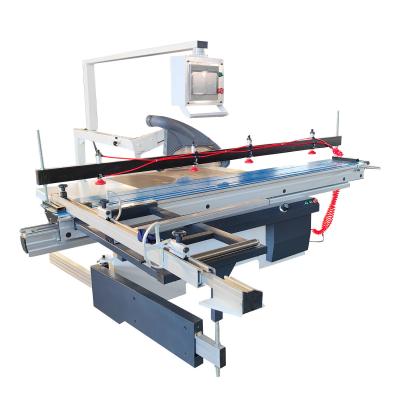 China 8000r/min Scoring Speed CNC-6132 Double Blade Sliding Table Saw for Construction Works for sale