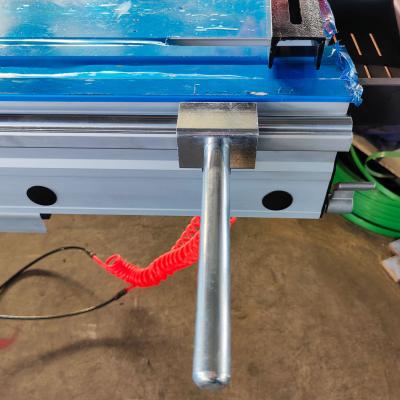 China 8000r/min Scoring Speed CNC-6132 Double Blade Sliding Table Saw for Construction Works for sale