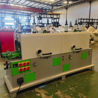 China PS8130 Máquina de pulido de movimiento de cuatro lados para muebles de madera sólida y chapa metálica en venta