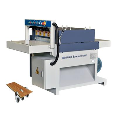 Cina MJ141-0650 Automazione orizzontale Taglio di legno Multi Rip Trimming Saw Machine per segatura in vendita