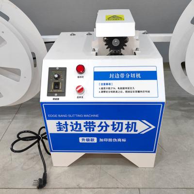 China Máquina de corte de fita de banda de borda para móveis de madeira de PVC de pequeno porte à venda