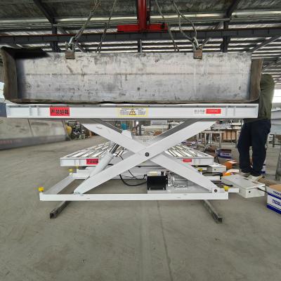 China Electric Hydraulic Scissor Lift Tables Customized for Load and Unload in 2500*720mm Size for sale