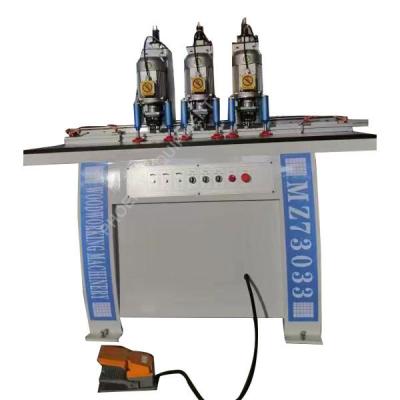 China Three Line Number Air Pressure 0.6-0.8Mpa Hinge Boring Machine for Woodworking Cabinet for sale
