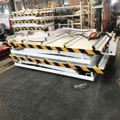 China Flat Hydraulic Lifting Platform for Furniture and Wooden Board Production 3KW Power for sale