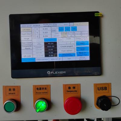Cina Profondità massima del solco di fresatura 130 mm CNC porta chiuso buco di blocco Legno Mortising Machine PMD2800 in vendita