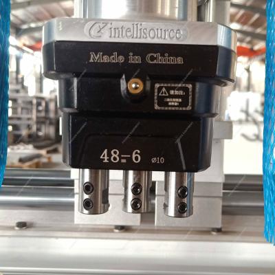 China 300 KG Weight Vertical Wood Panel Hole Drilling Machine with Self-Centering Drill for sale
