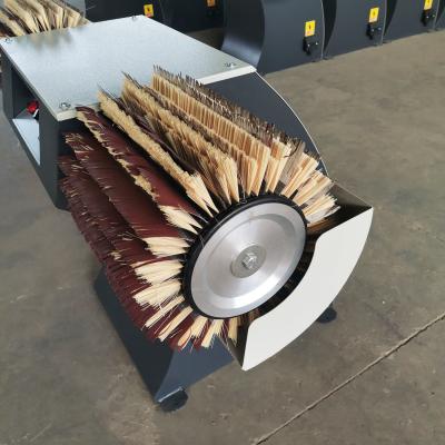 China Unlimited Working Width Vertical Double Roll Manual Polishing Machine 380v/50Hz Voltage for sale