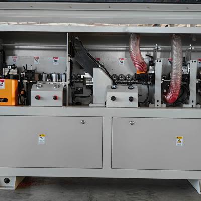 China 6 Functions PVC Plywood Melamine Edge Bander with 7KW Power and 0.4-3mm Thickness for sale