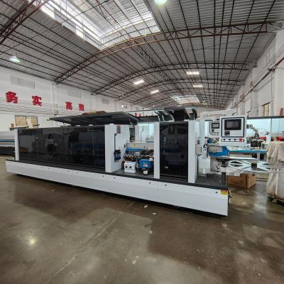 China 8 Functions Auto Edge Banding Machine for 0.4-3mm Edge Thickness and 0.6Mpa Pressure for sale