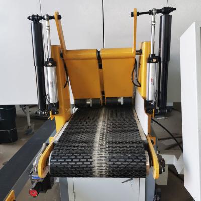 Cina Segatrice a fascia di legno orizzontale da 400 mm con velocità di alimentazione automatica e taglio preciso in vendita