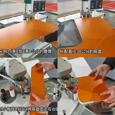 China Trimmer de borda de madeira automático completo de design portátil para trabalhos de madeira de tensão personalizados à venda