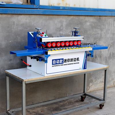 China Máquina portátil de banda de borda de alta produtividade com colagem automática e polir de recorte à venda