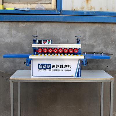 China Máquina portátil de banda de borda de alta produtividade com colagem automática e polir de recorte à venda