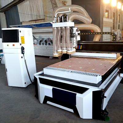 China Max. Working Speed 25000mm/min 1300×2500mm Working Table Size Woodworking CNC Router for sale