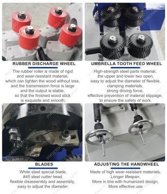 Cina Macchina avanzata rotonda per la produzione automatica di maniglie di scopa e bastoncini da spazzola in vendita