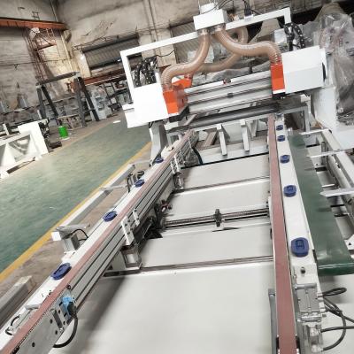 Cina Velocità MJ-27308 lavorazione del legno CNC porta automatica in legno pannello di legno quattro bordi laterali seghe di taglio in vendita