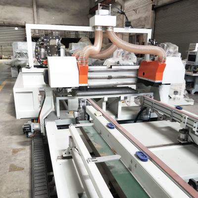 Cina Velocità MJ-27308 lavorazione del legno CNC porta automatica in legno pannello di legno quattro bordi laterali seghe di taglio in vendita