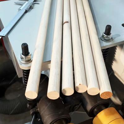 China Easy to Operate Wood Round Rod Stick Making Machine for Mop Rod Rounding Machinery for sale
